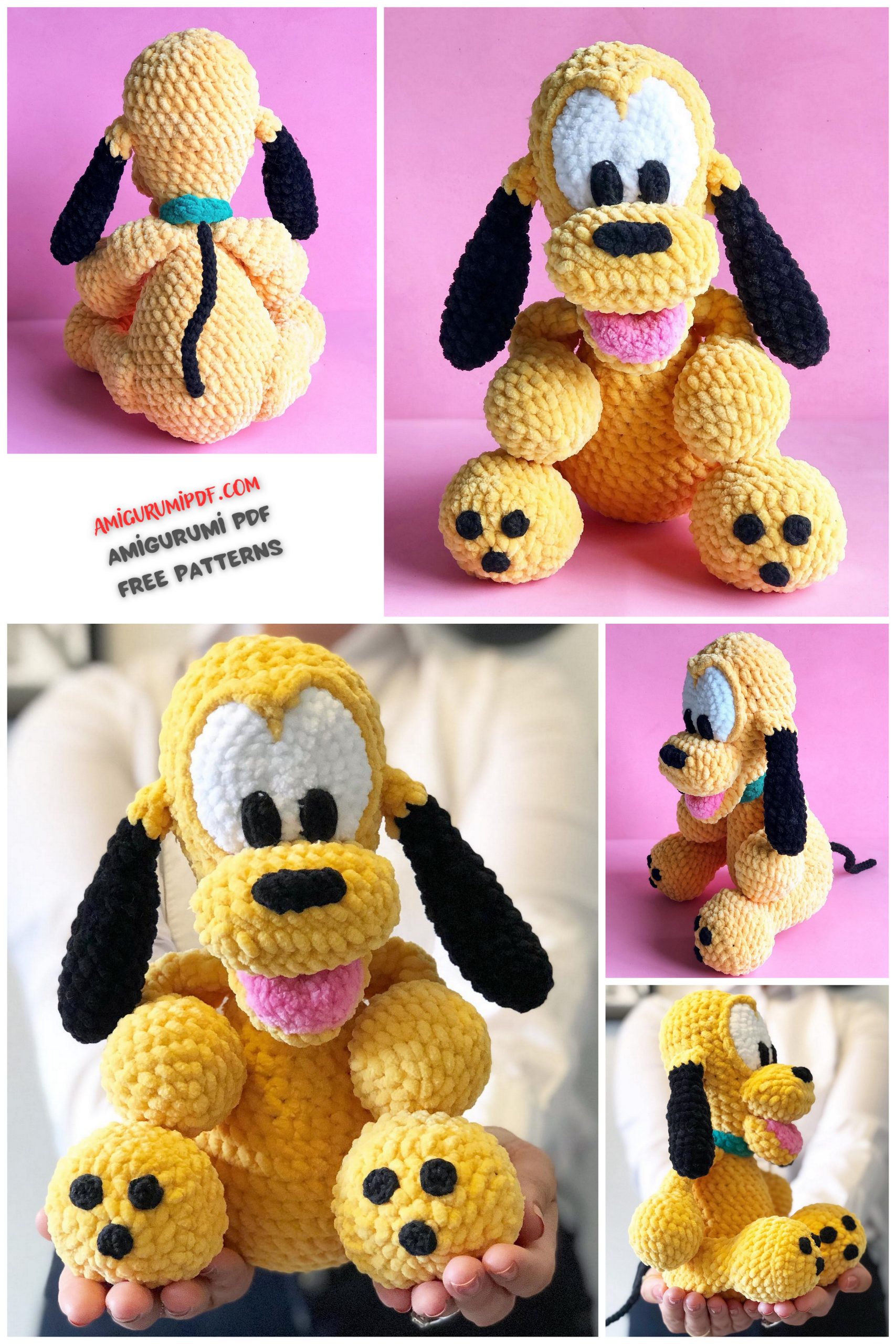 Dog Pluto Amigurumi Free PDF Pattern - Free Amigurumi Pdf Patterns