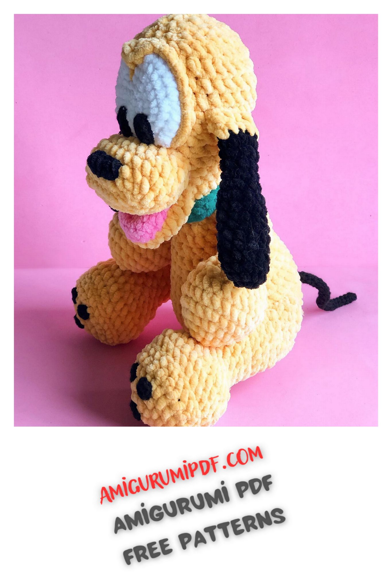 Dog Pluto Amigurumi Free PDF Pattern - Free Amigurumi Pdf Patterns