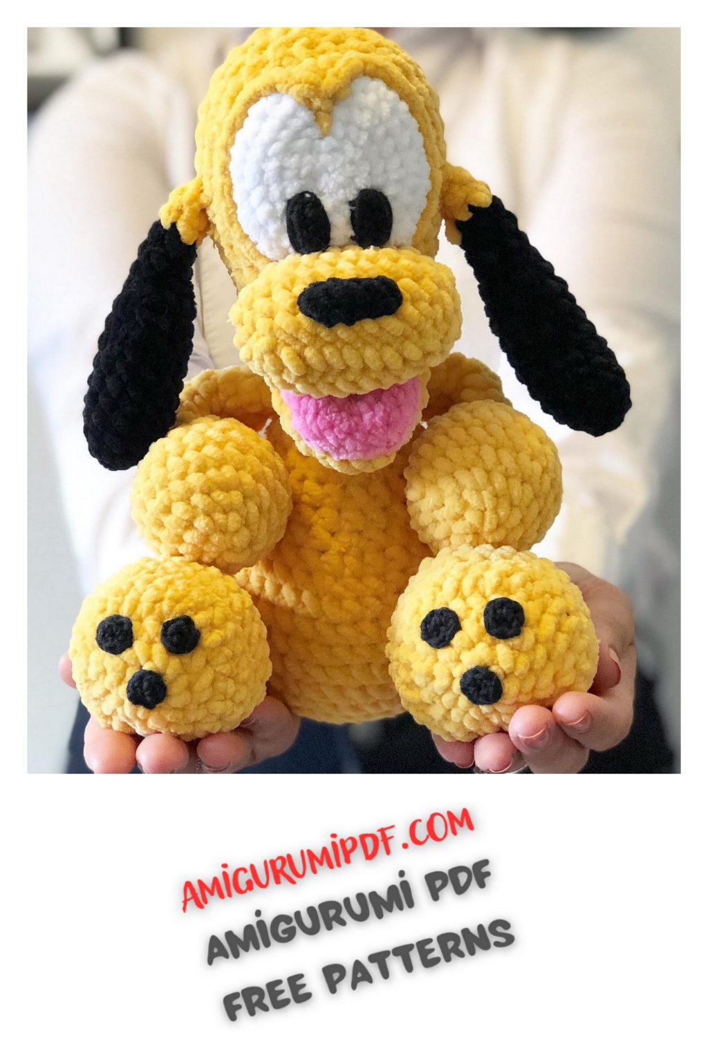 Dog Pluto Amigurumi Free PDF Pattern - Free Amigurumi Pdf Patterns