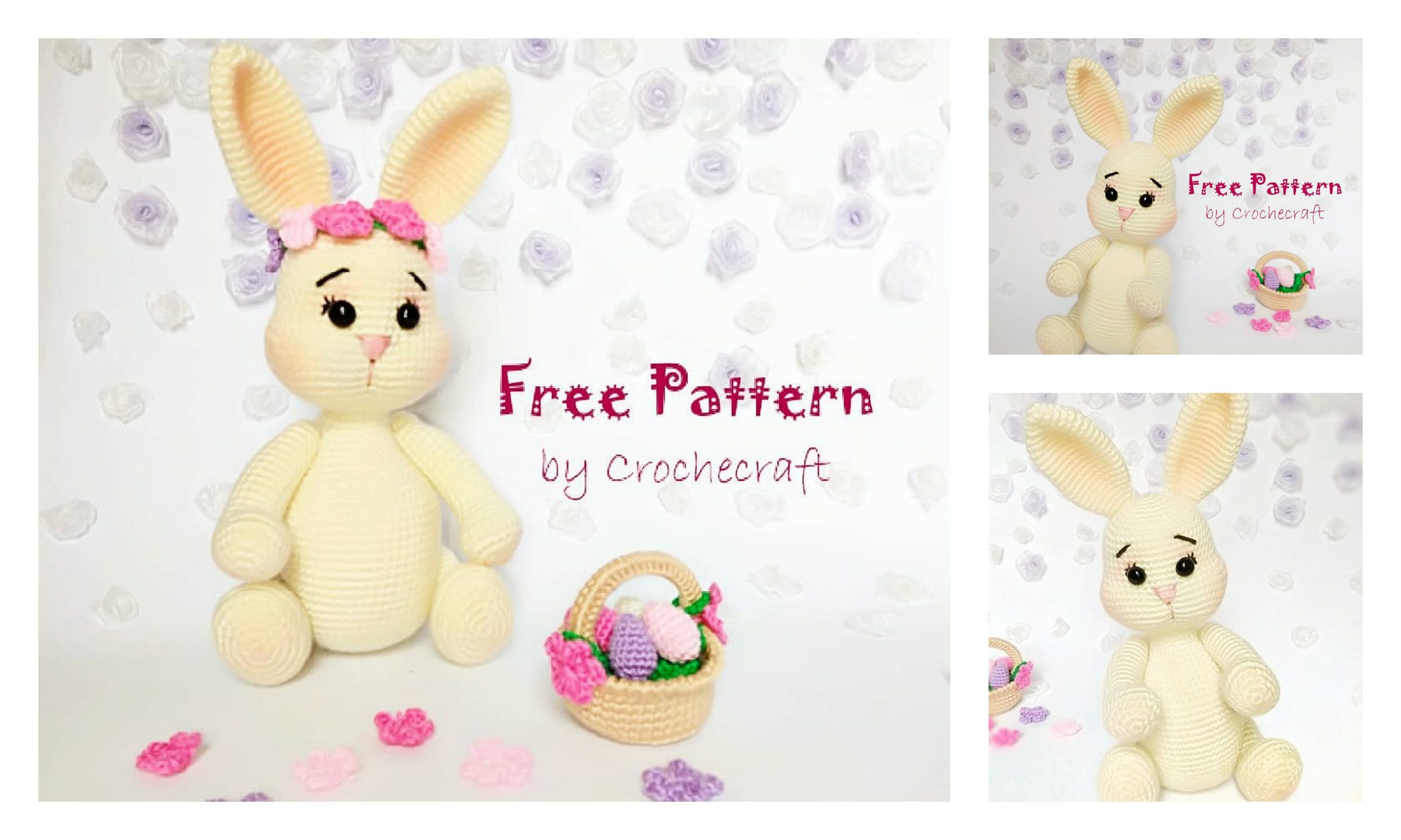 Spring Bunny Amigurumi – Free PDF Pattern - Free Amigurumi Pdf Patterns
